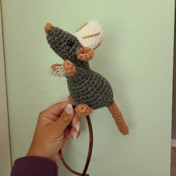 Ratatouille Headband Crochet Pattern: Amigurumi Tutorial (PDF) - Etsy