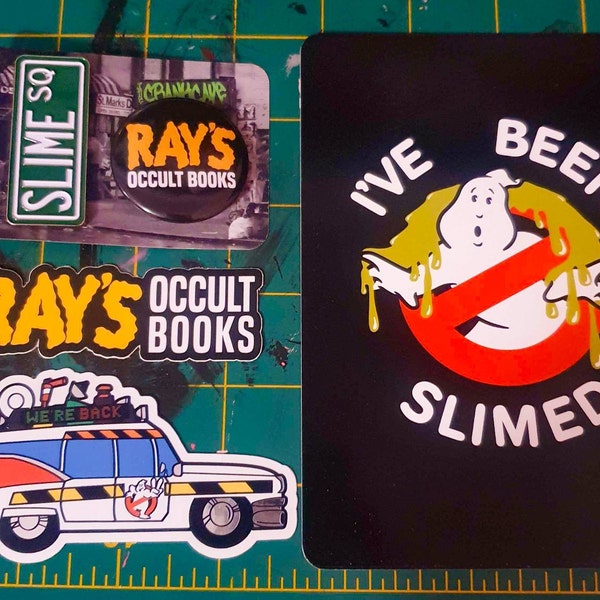 Real Ghostbusters Logo Sticker Pack sawing, Bored & Upside Down - Etsy