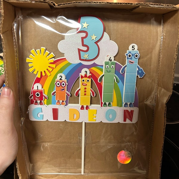 Numberblocks Cake Topper - Etsy