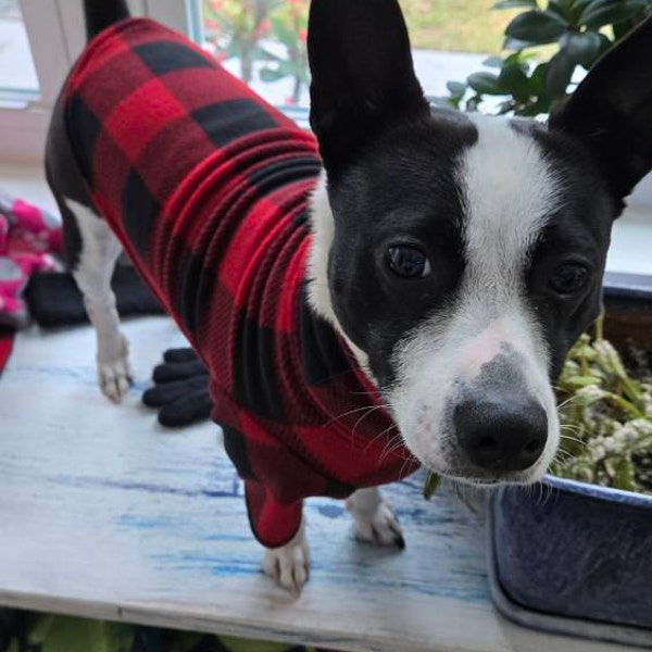 Lumberjack - Small Breed Dog Coat - Poncho - Etsy