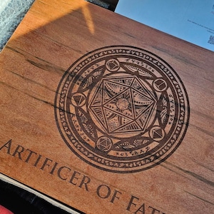 Personalized Engraved Wood Dungeon Master Screen With Custom Side ...