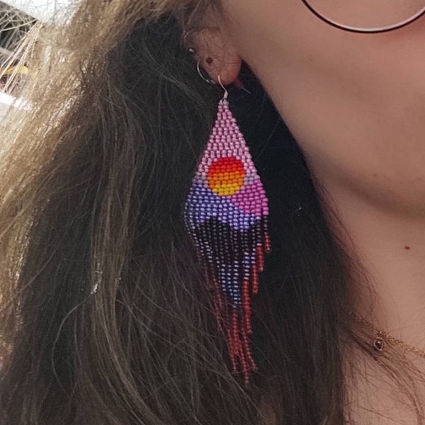 Bead Template, Hoop Fringe Beading Graph, Blank Templates Paper Graph ...