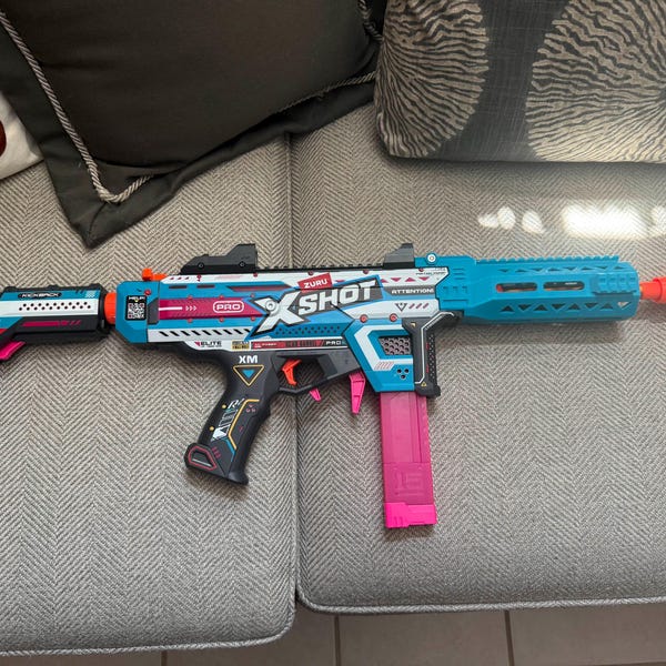 Long Barrel Shroud for Piston Pump AEB / X Shot Foam Dart Blaster ...