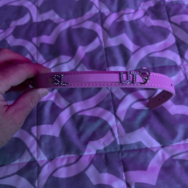 Custom Women Choker Collar,name Choker Collar,word Collar Necklace ...