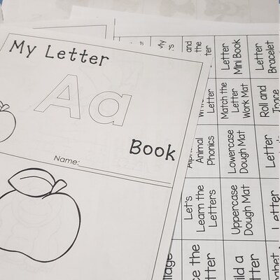 26 Printable Alphabet I Know My Letters Worksheets. Preschool-kdg ...