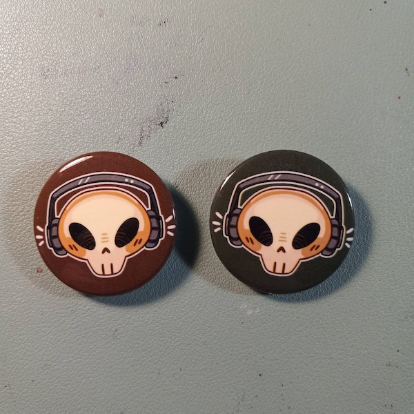 Aesthetic Skull Buttons! 1.5" - Etsy