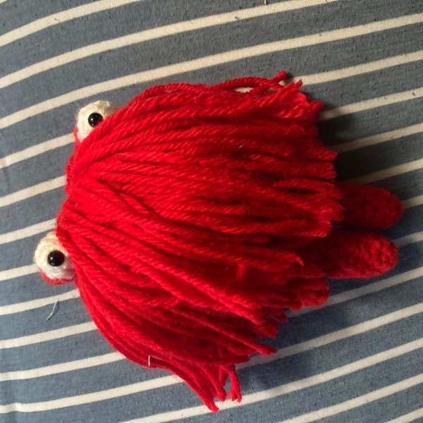 Red Guy DHMIS Crochet Plush: Handmade Stuffed Animal - Etsy