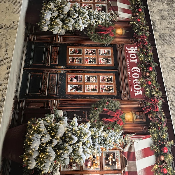 Christmas Hymn Backdrop for Photography, Photo Booth Backdrop, Outdoor ...