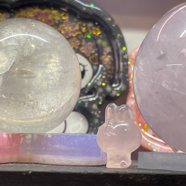 Crystal Pillow Plushie rose Quartz, Amethyst Gem, Aquamarine, Aura ...