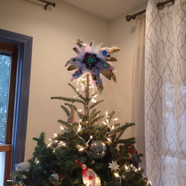 Biblically Accurate Angel Goth Baby Tree Topper, Dark Seraphim ...