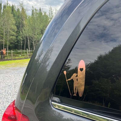 Paddle Board Car Decalpaddle Board SUP Collant Auto ...