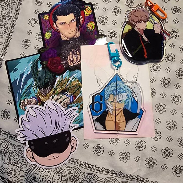 Suguru Geto Chibi Head Acrylic Keychain - Etsy