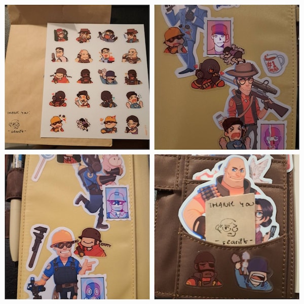 Team Fortress 2 / Sticker Sheet - Etsy
