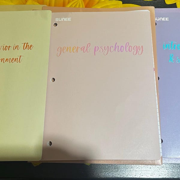 Binder Decals, School Subject Label, School Subject Decals, Class ...