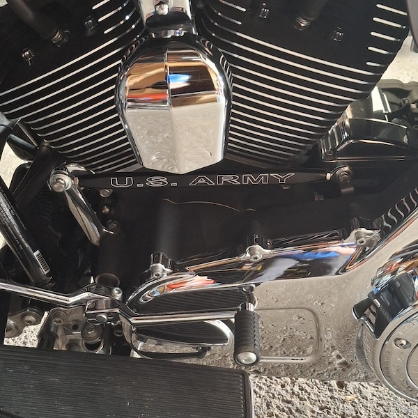Unique Custom Engraved Shift Linkage HARLEY, One of a Kind, Billet ...