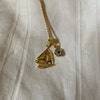Gold Sailboat Charm 10 Karat Solid Gold Optional Gold Chain Sailboat ...