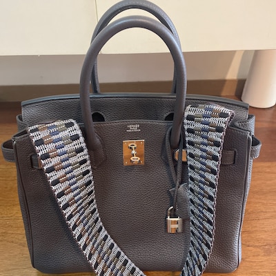 12.5cm Square Grid Replacement Strap Fashion Shoulder Straps for Bags ...