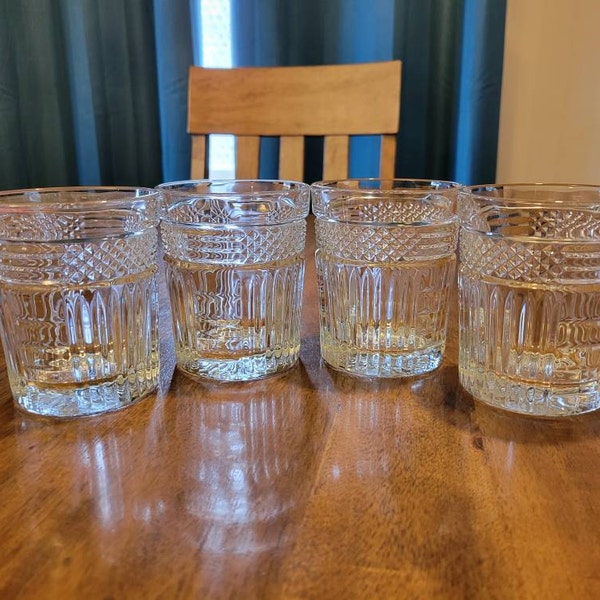 Black Square Base Cocktail Glasses… Set of 4 - Etsy