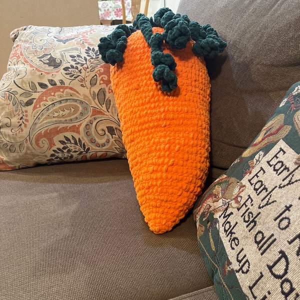 Chunky Carrot Crochet Pattern. Amigurumi Crochet Pattern. Carrot ...