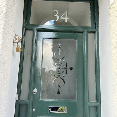 Superior Chrome Gold Door Numbers Transom Classic House Door Number ...