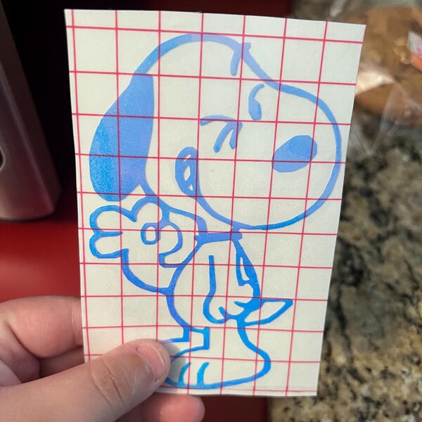 Winking Snoopy Decal, Snoopy Decal for Cars and Laptops - Etsy