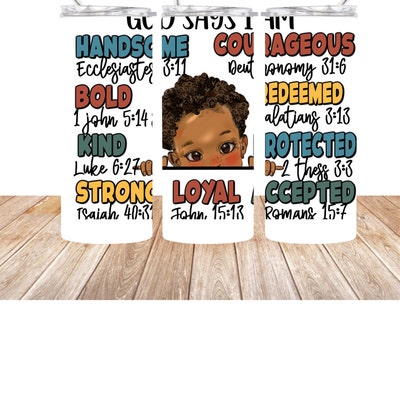 God Says I Am Afro Peekaboo Boy Png Sublimation Design Download, Afro ...