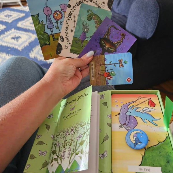 Whispering Spirits Tarot Deck - Joanna Nelson Studio - Inner Child Whimsical Friendly - Etsy
