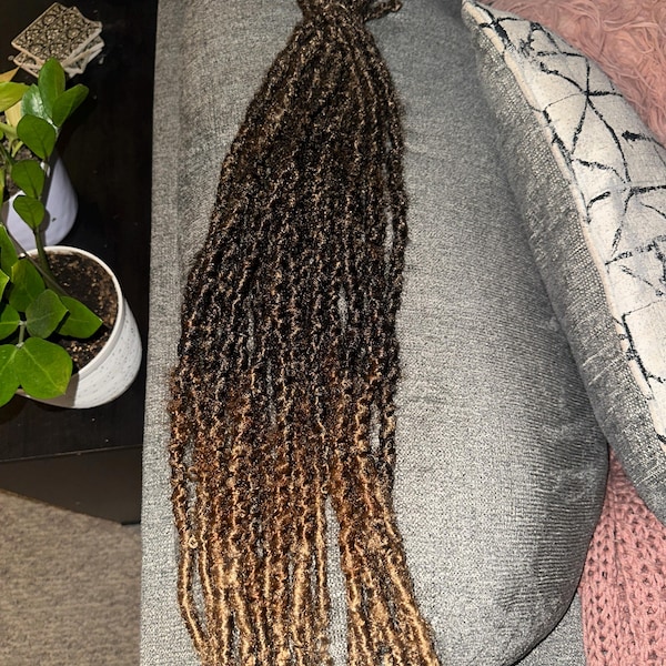Goddess Distressed Locs in Color: Cookie Dough - Etsy