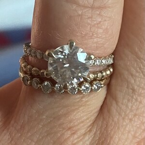 14K Gold Womens Curved Wedding Band Curved Ring Nesting - Etsy