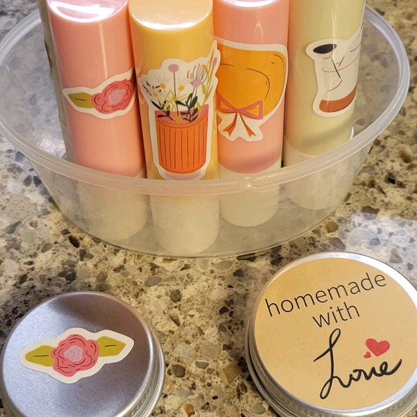 Lip Balm Making Kit Make 10 All Natural Moisturizing Lip Balms With ...