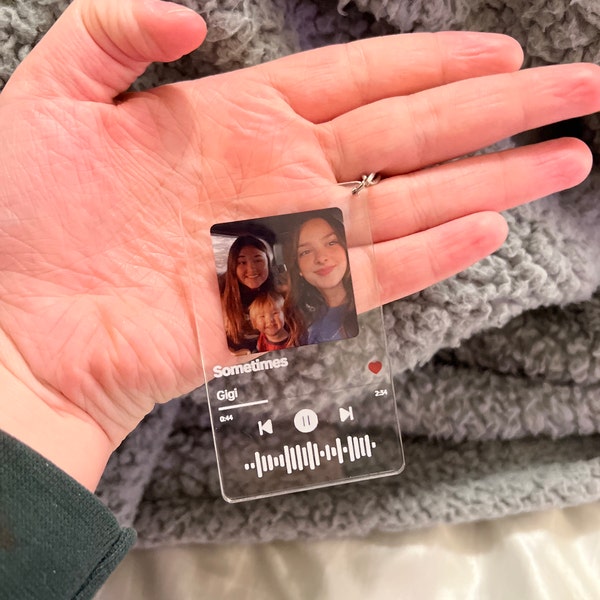 Custom Keychain for Music Lovers, Personalized Acrylic Keychain Custom ...