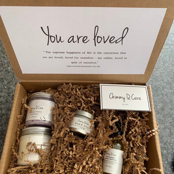 Hug in A Box, Encouragement Gift, Mom Gift Set, Hygee Gift Box, Self ...