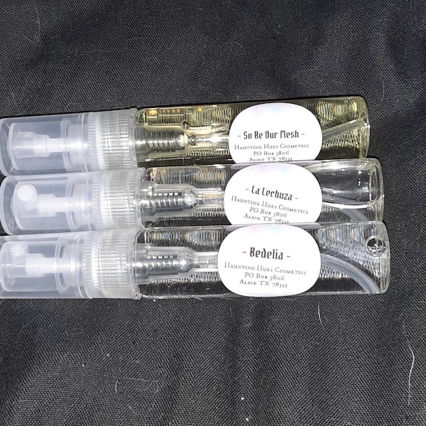 Mini Perfume SAMPLES - You Smell Purdy - High Quality Perfume - Vegan ...