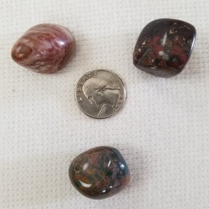 Polychrome Jasper Palm Stone Polychromatic Jasper Stone From - Etsy