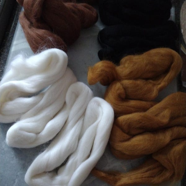 Merino Wool Supply Offcuts Wool Scraps Roving Scraps Needle Felting ...