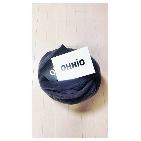 Super Chunky Knit Lamp - Pink and Purple Gradient Bedside, Table, Desk ...