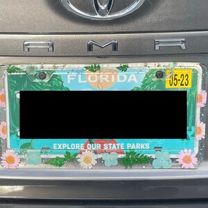 Customizable License Plate Cover License Plate Frame - Etsy