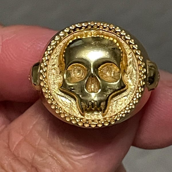 Silver MF DOOM Ring, Steel DR Doom Ring, Villain Mask Ring for Men, Men ...