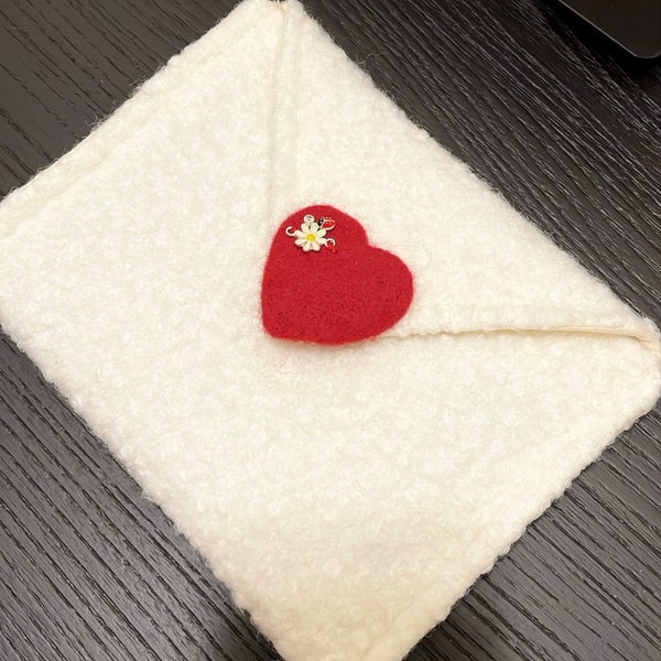 Love Letter Kindle Sleeve, Padded Kindle Cover, Woollen Paperwhite and ...