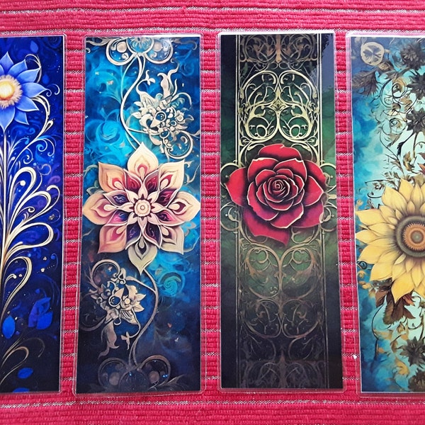 Stained Glass Trees Printable Bookmarks Bundle, Set of 20 PNG/JPG ...