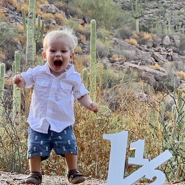 18 Month Old Toddler Photo Prop - 12 Inch 1 1/2 for 18 Month Photo ...