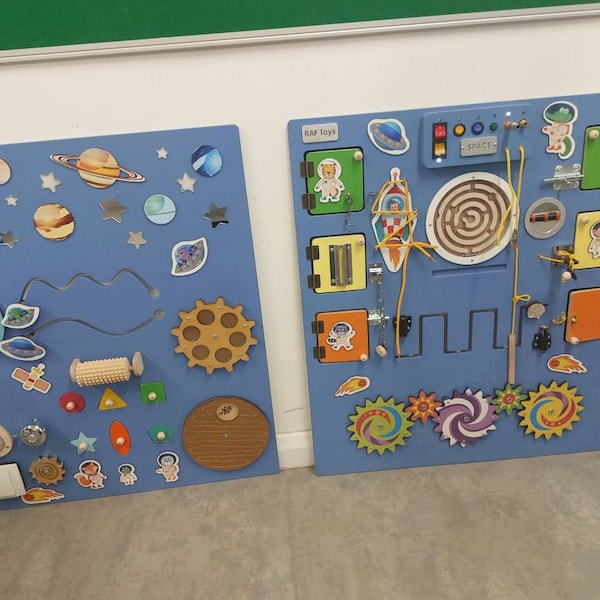 Large Busy Board Preschool Wall Toys for Fine Motor Skills and ...