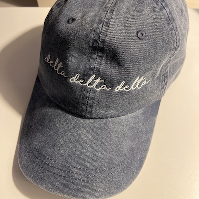 Gamma Phi Beta Handwriting Script Sorority Baseball Cap - Etsy