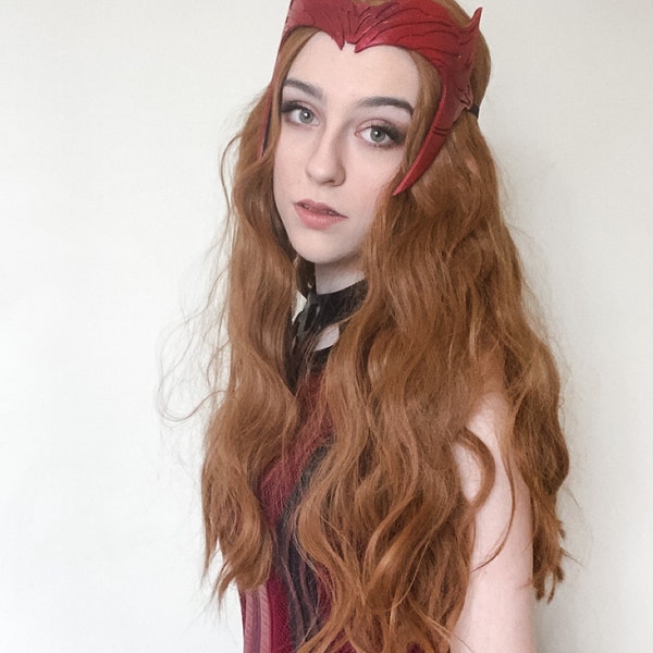 Wanda Scarlet Witch Strawberry Auburn Superhero Lace Front Wig - Etsy