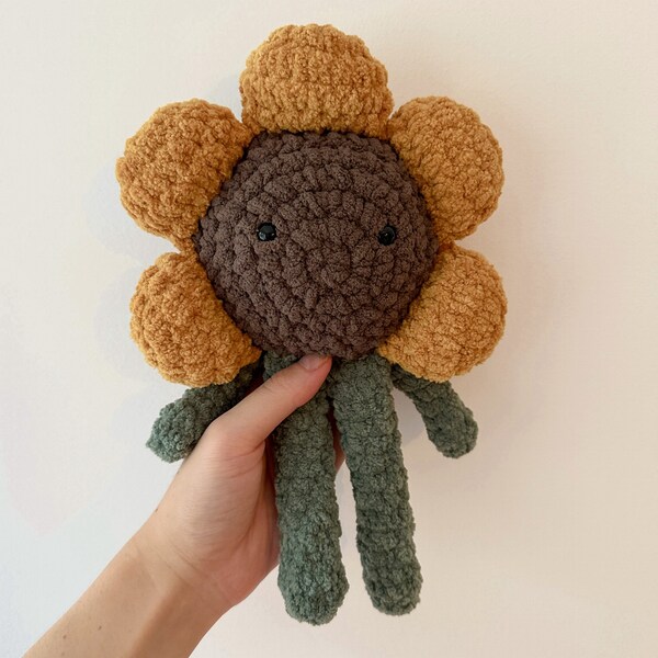 The ORIGINAL Groovy Flower Crochet Pattern / Low Sew Crochet Pattern ...