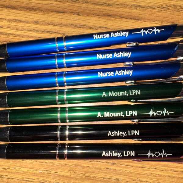 One Laser Engraved Pen, Business Pens, Gift Pens, Pen Gift, Monogrammed ...