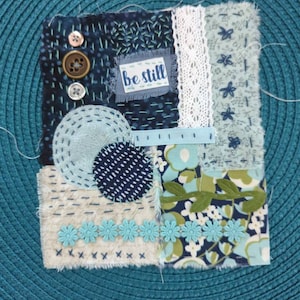 Slow Stitch Kit, Dreaming of the Shore, Personalized Craft, Coastal ...