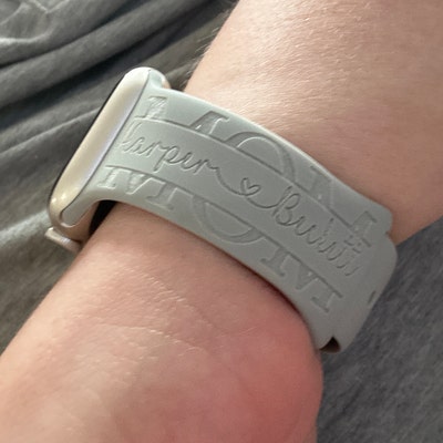 Blessed Watch Band With Heart and Cross - Etsy