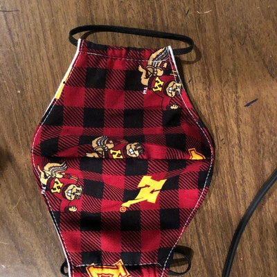 NCAA MINNESOTA GOPHERS Mini Plaid 100% Cotton Fabric Material You ...