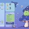 Wizard Frog Computer Desktop Theme Background Wallpaper Organizer Set ...